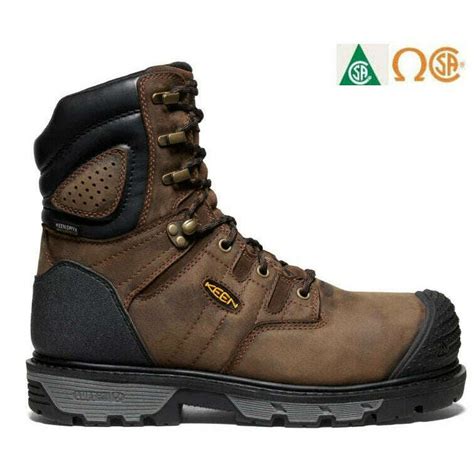 Keen Mens Csa Camden 8 Inch Waterproof Insulated 600g Safety Work Boot