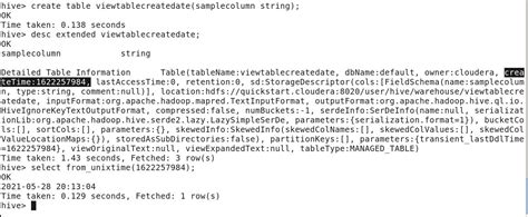 Apache Hive Table Create Date Big Data And Sql