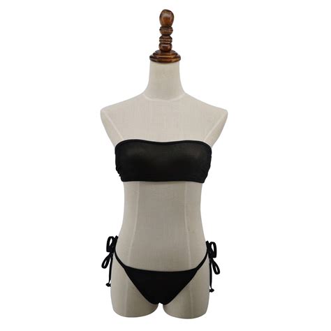 Sheer Bikini See Through Bikinis Bandeau Top Mini Brazilian Thong