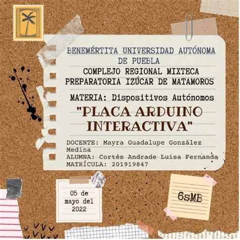 Placa Arduino Interactiva Genially