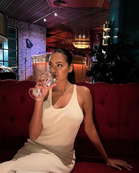Esha Gupta Flaunts Hourglass Figure In White Bodycon Maxi Dress See