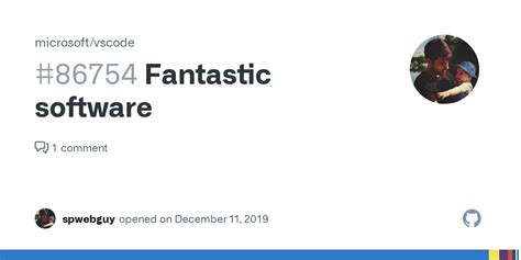 Fantastic Software · Issue 86754 · Microsoftvscode · Github