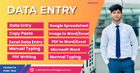 Do Data Entry Data Input Data Extraction Collection Data Mining By Shakilhridoy1 Fiverr