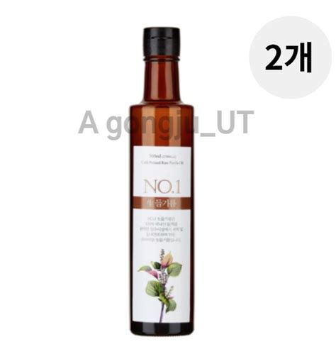 앤오일 국산 생들기름 냉저온압착 방앗간 300ml 2개 티몬