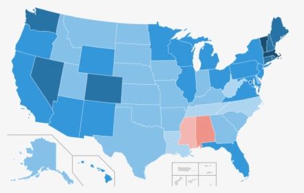 Same Sex Marriage In Usa New4 Us Map Transparent Background HD Png Download Transparent Png