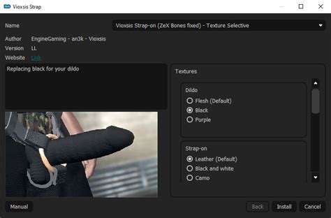 vioxsis strap ons zex bones fixed engine xml patch [01 26 24