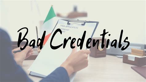 Bad Credentials Artinya Apa Berikut Jawabannya