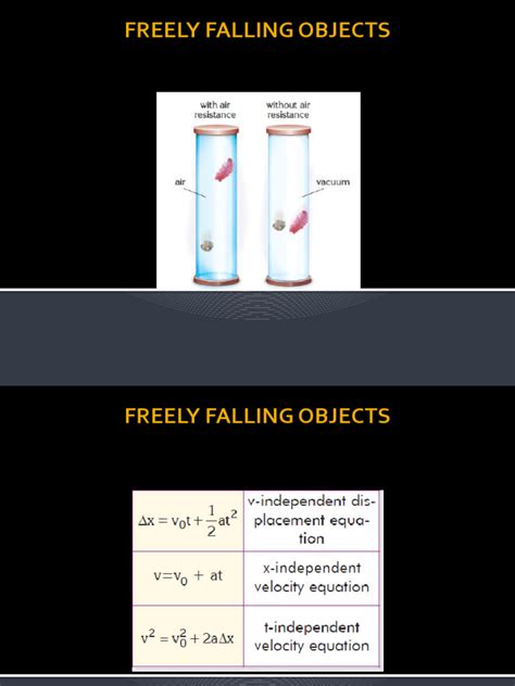 3 Freely Falling Objects Pdf