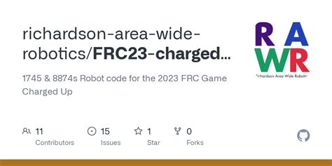 GitHub Richardson Area Wide Robotics FRC23 Charged Up 1745 8874s