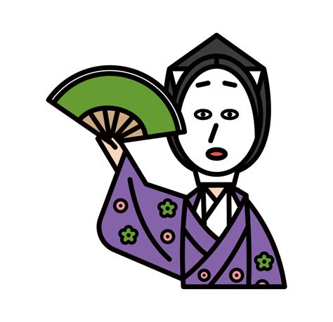 能楽師のイラスト フリーイラスト素材集 KuKuKeKe