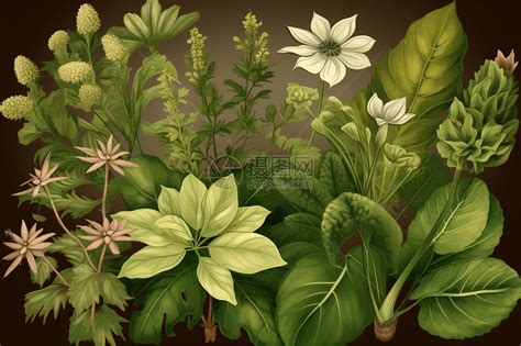 药用植物插图插画图片下载 正版图片600080911 摄图网