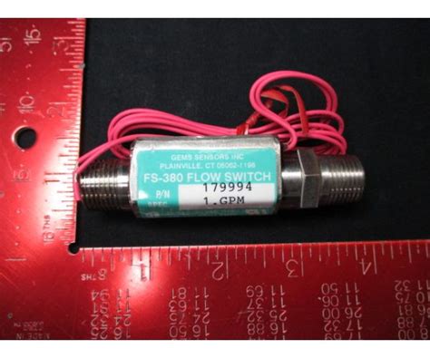 GEMS SENSORS FS FLOW SWITCH GPM VA VAC VAC PILOT DUTY In USA Europe