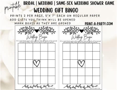 Bridal Shower T Bingo Free Printable Free Printables Hub