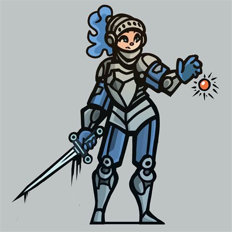 Made A Knight Maybe The Lines Be Too Thick Lol Rlearntodraw