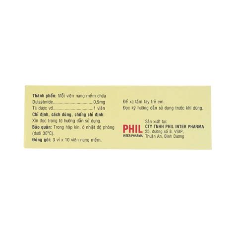 Thuốc Prelone 05mg Trị Phì đại Tuyến Tiền Liệt 3 Vỉ X 10 Viên