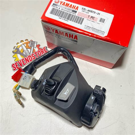 Jual Holder Kiri Saklar Lampu Sein TL Switch Handle Tombol Reting Klakson Mio Sporty Original
