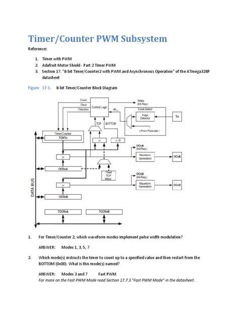 Timer Pwm Questions And Answers Pdf Electronic Engineering