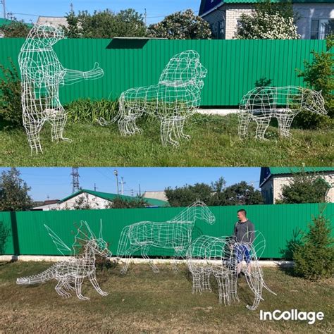 Декоративные каркасные фигуры из проволоки, подходят для украшения ...