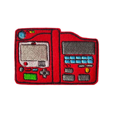 Pokédex Patch Pokemon Embroidered Iron On