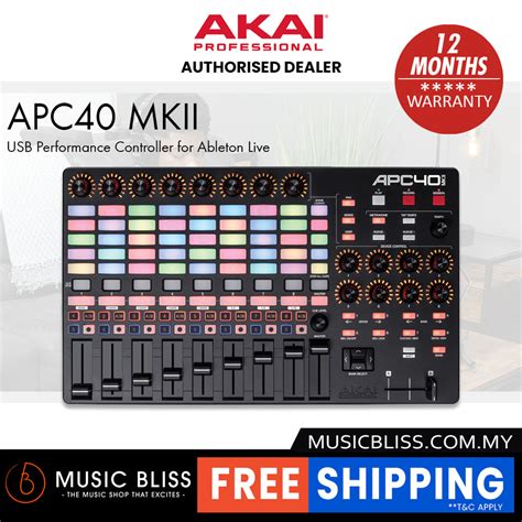 Akai Professional Apc40 Mkii Pad Controller Music Bliss Malaysia