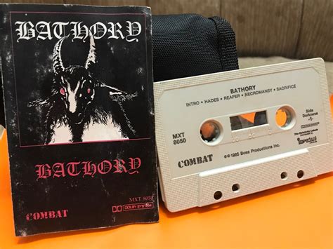 Vintage Bathory Cassette Combat Records Etsy