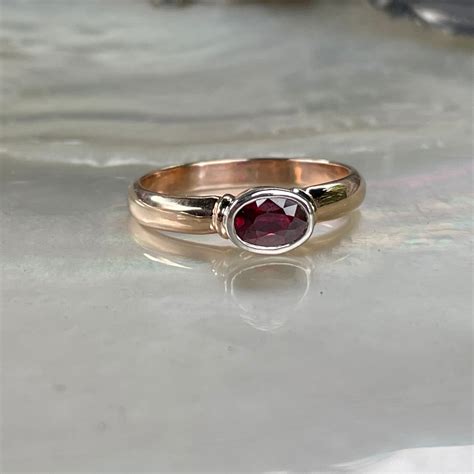 Ruby Ring In 9 Carat Gold Rowena Watson Jewellers