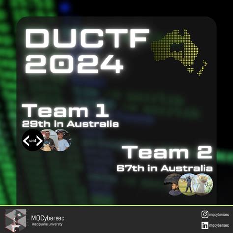 Mqcybersec On Linkedin Ctf Cybersecurity Hacking Downunderctf