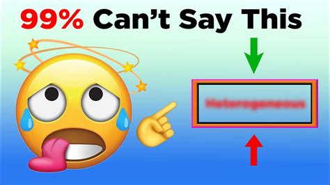 99 Of The People Cant Say This Word Correctly 😮 Youtube
