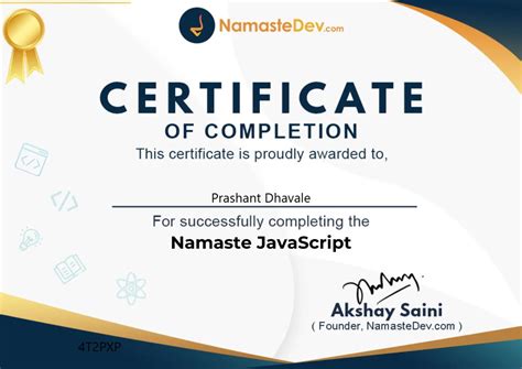 Prashant Dhavale On Linkedin Javascript Learning Webdevelopment Namastejavascript Thankyou
