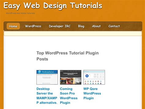 the themify framework easy web design tutorials