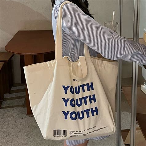 문의폭주 최저가 유스 에코 캔버스 숄더백 여성가방 에코백 쇼퍼백 레터링 투웨이 데일리백 사각 보부상 빅사이즈 가방 에이블리