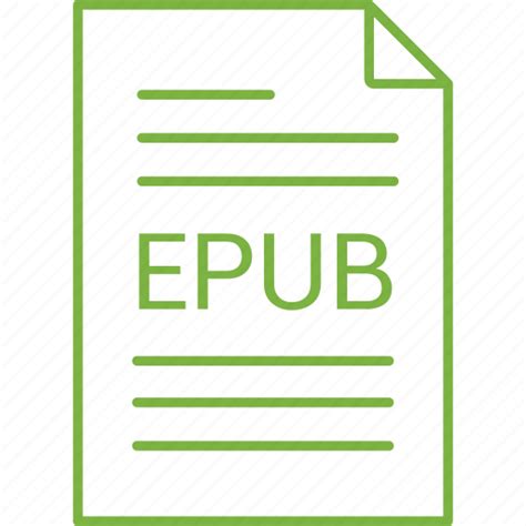 Epub Extension File Icon