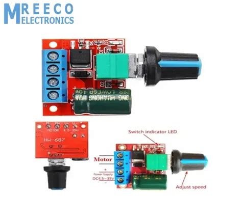 HW A Mini DC Motor PWM Speed Controller Module In Pakistan
