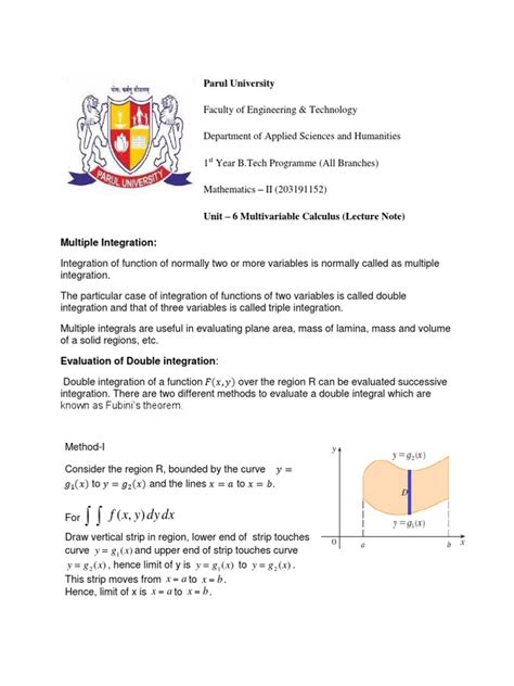Unit 6 Multivariable Pdf Pdf