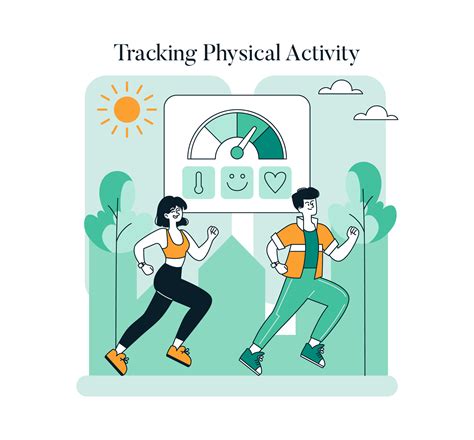 Wellness Monitoring Flat Illustration 46910665 Vector Art At Vecteezy