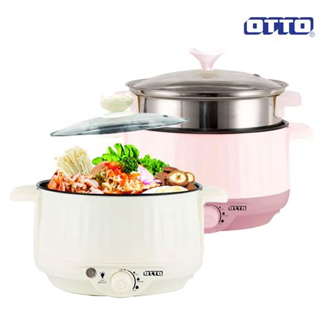 Otto หม้อสุกี้ ชาบู รุ่น Sp 306a ความจุ 1 5 ลิตร มีซึ่ง ฝาแก้ว หม้อต้ม