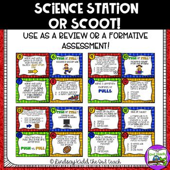 Force And Motion Task Cards By The Owl Teach TPT