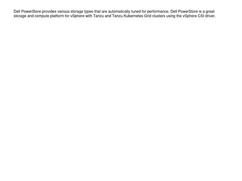 conclusion dell powerstore vmware vsphere with tanzu and tkg