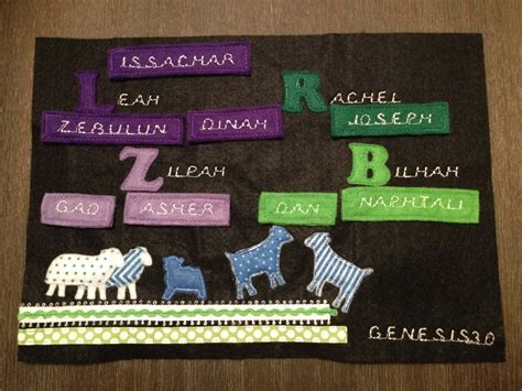 Faith And Felt Obsession Genesis 30 Jacob Increases Quiet Book Page