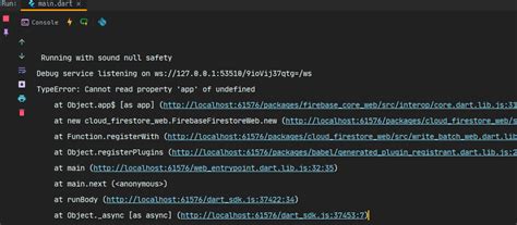 How To Fix ‘typeerror Cannot Read Property ‘app Of Undefined In Flutter Web Medium