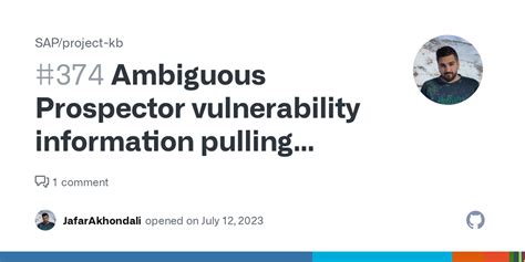 Ambiguous Prospector Vulnerability Information Pulling Mechanism