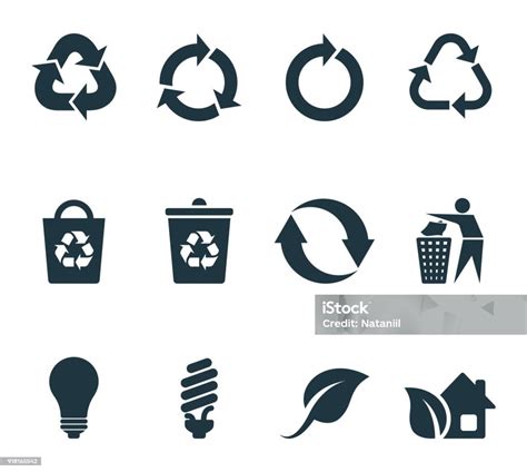 回收圖示向量圖形及更多回收桶圖片 回收桶 圖示 垃圾桶 Istock