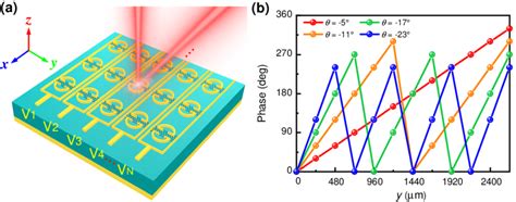 A Schematic Of The Phased Array Structure For Achieving Dynamic Download Scientific Diagram