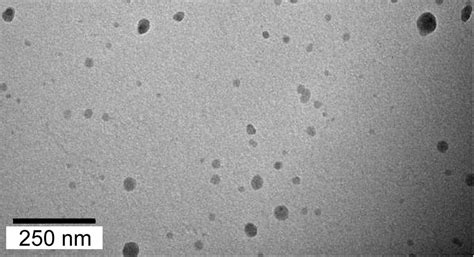 A Tem Image Of Silica Nanoparticles Sampled From The Reactor Chamber