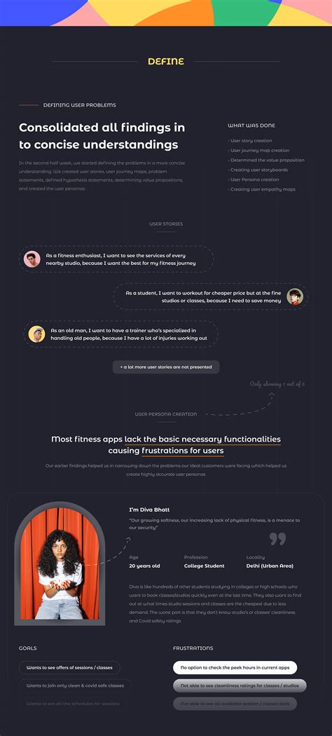 UI UX Case Study For Fitness App Behance