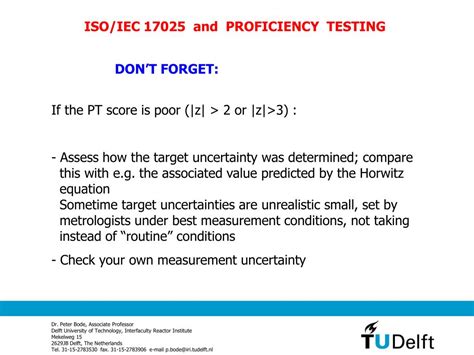 Ppt On The Role Of Proficiency Testing Schemes In Laboratory Accreditation Powerpoint