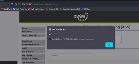 DVWAXSS 跨站脚本攻击 输入框被xss攻 CSDN博客