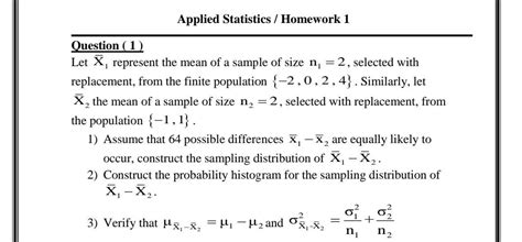 Solved Applied Statistics Homework 1 A Question 1 Let X