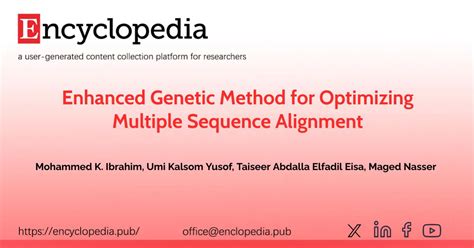 Encyclopedia Mdpi On Linkedin Msa Technique Biological Bioinformatics