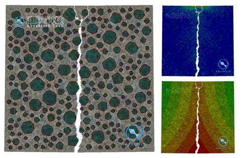 Abaqus混凝土梁三点弯曲开裂模拟基于随机多边形骨料及界面过渡区模型 知乎